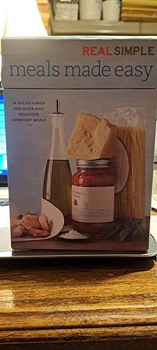 Real Simple Meals Made Easy: 74 Recipe cards for Quick and Delicious E ...