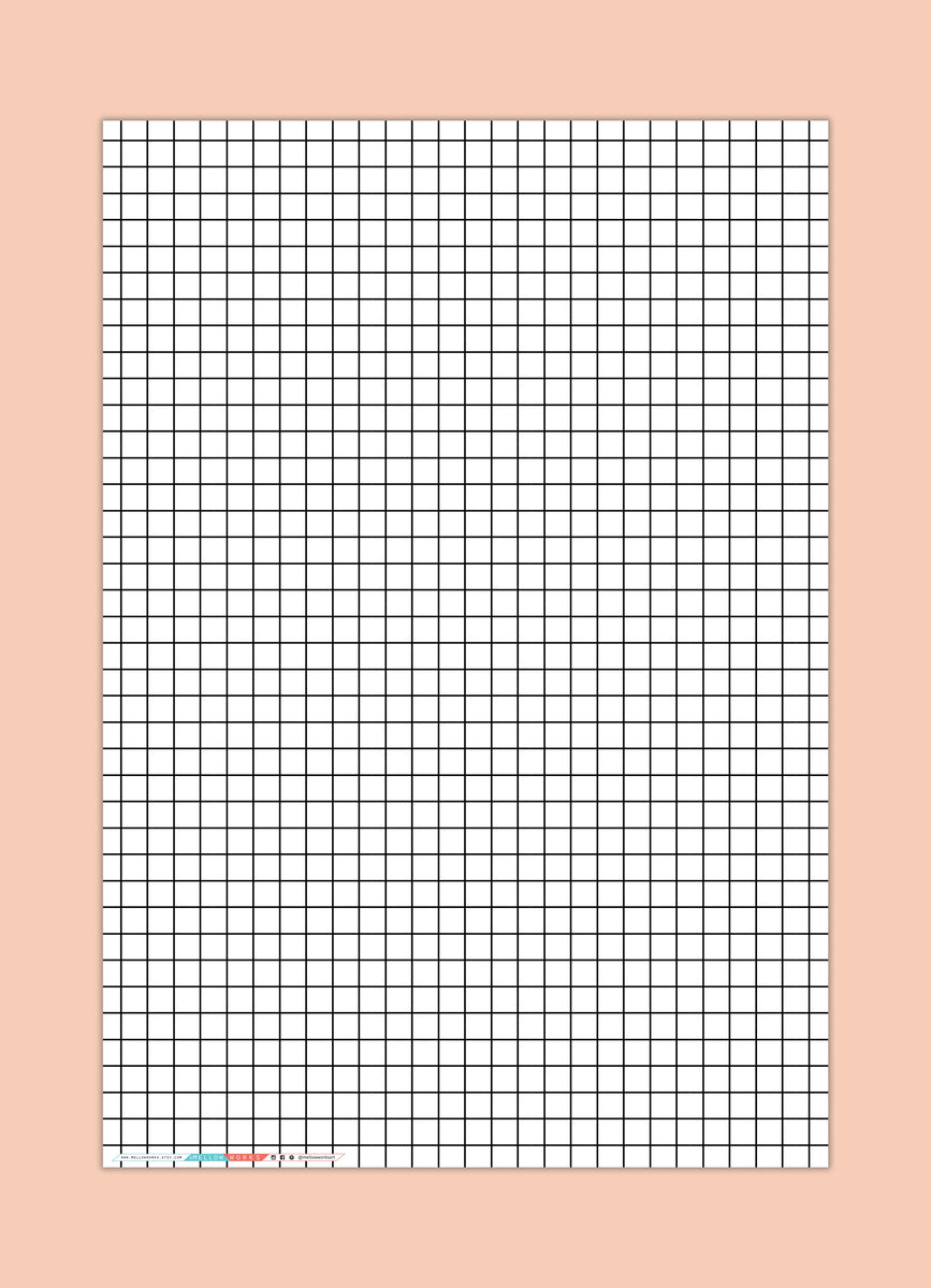 MODERN GRID B&W Gift Wrap Sheets – Archestratus Books + Foods