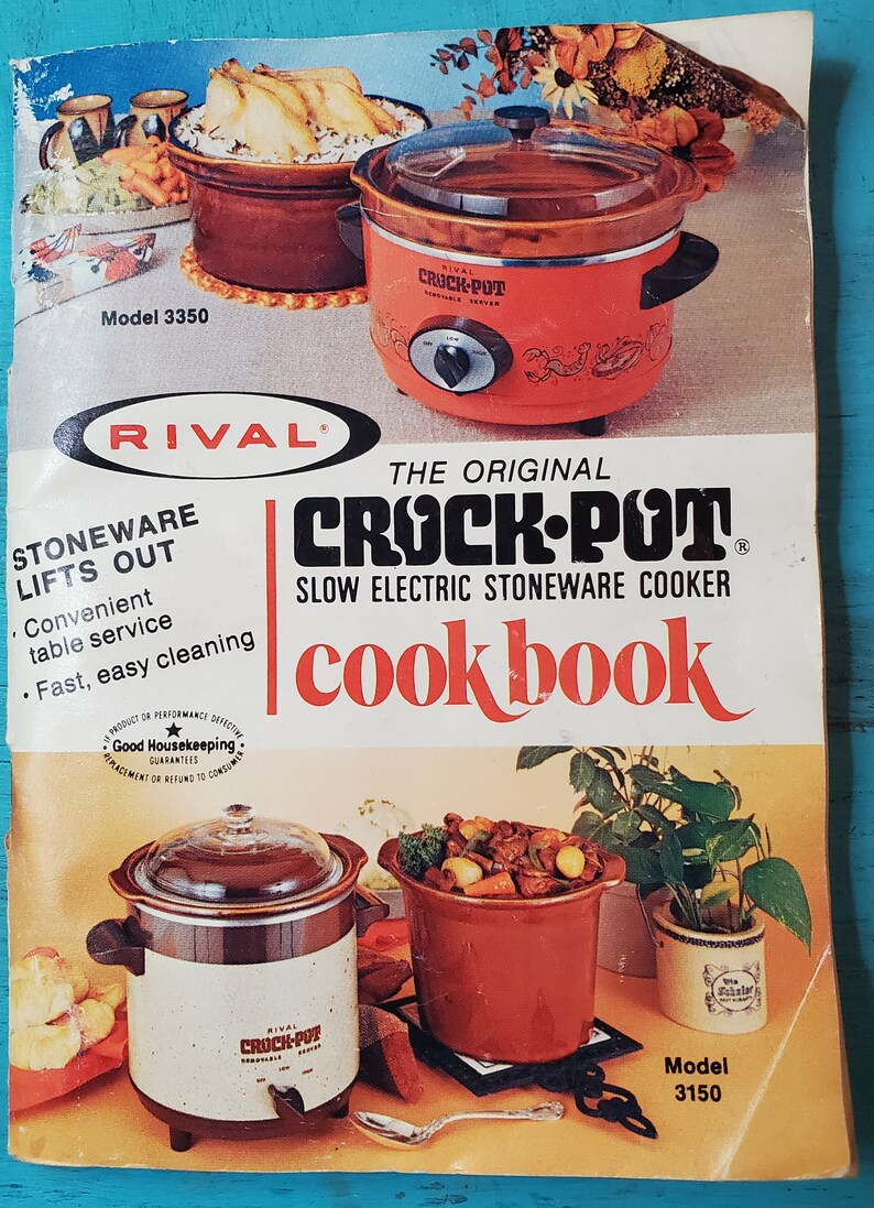 Rival The Original Crock-Pot Slow Electric Stoneware Cooker Cookbook ...