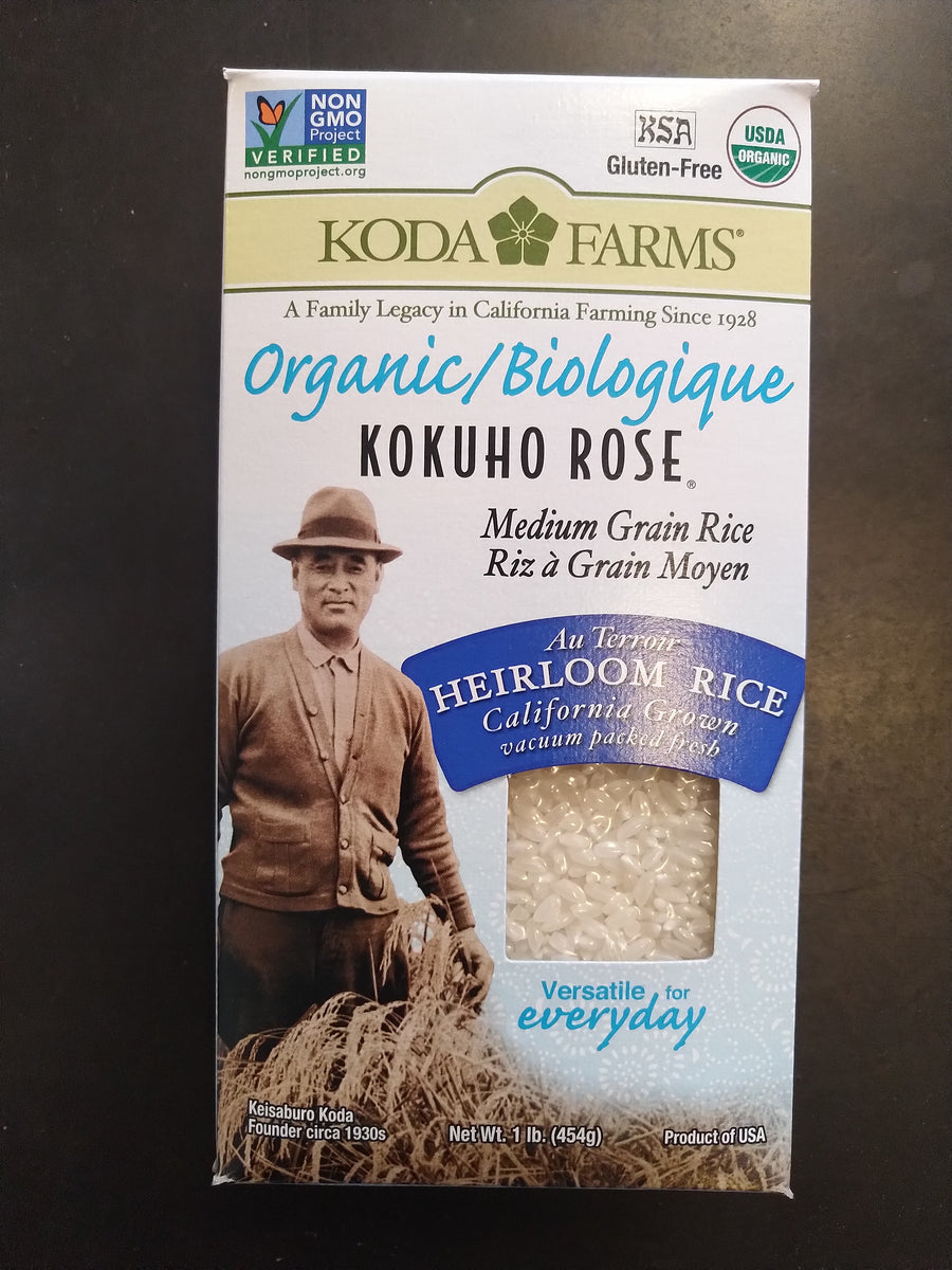 Koda Farms Kokuho Rose Organic White Rice – Archestratus Books + Foods